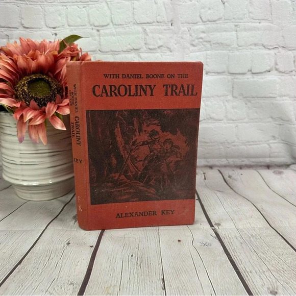 Accents | Vintage Book With Daniel Boone On The Caroliny Trail 1941 ...